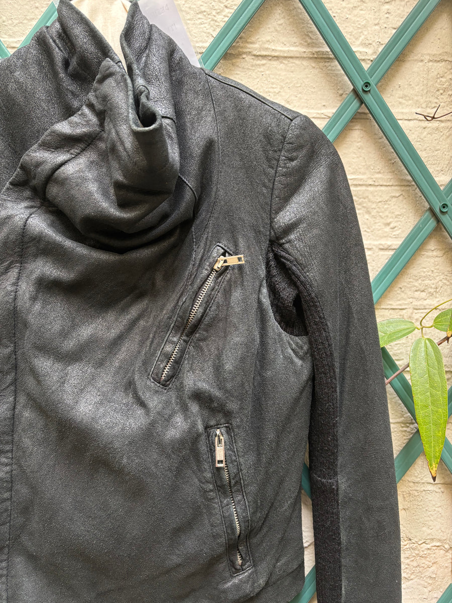 (New Arrival) RICK OWENS - FW06 "DUSTULATOR" Lamb leather high neck ja ...